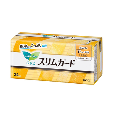 新款花王乐而雅绵柔无荧光剂护垫