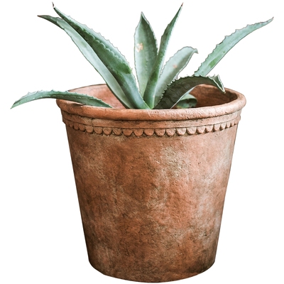 粗陶红陶色花盆大号水泥陶土盆