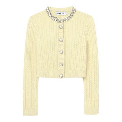 self-portrait针织毛衫外套