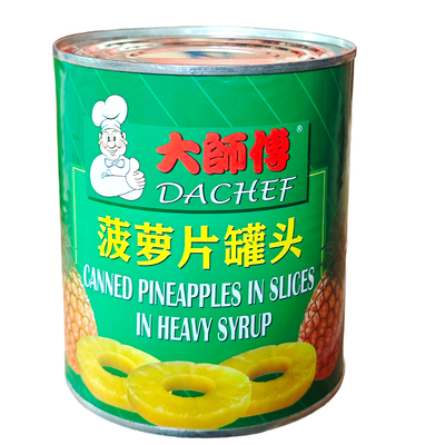 大师傅菠萝片罐头糖水凤梨圆片