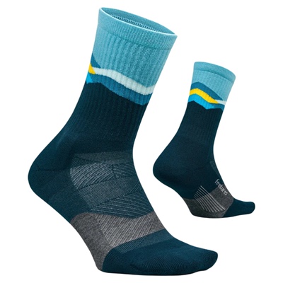 美国Feetures飞鹊跑步袜男女高帮