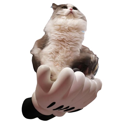 【萌宠好物】米奇手太空舱猫窝