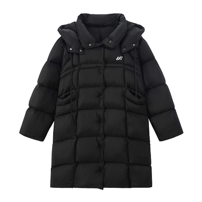 UNIFREEPLUS大码长款羽绒服