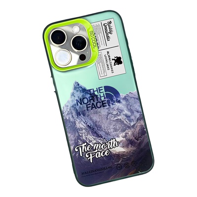 潮牌雪山北面适用苹果17手机壳iPhone17promax/17Air男16女16Pro磨砂15 plus新款14防摔13时尚12个性11/x硬壳