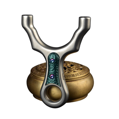 聚义正品不锈钢扁皮顶卡球虎顶弹弓户外竞技高精度成人大威力弹弓