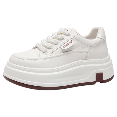 星期六2026春季新款皮面休闲鞋