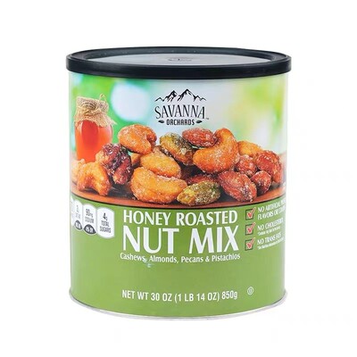 SAVANNA萨瓦纳蜂蜜混合坚果美国