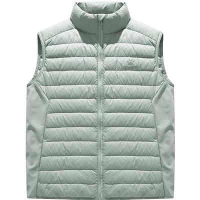 KELME卡尔美跑步羽绒马甲男立领