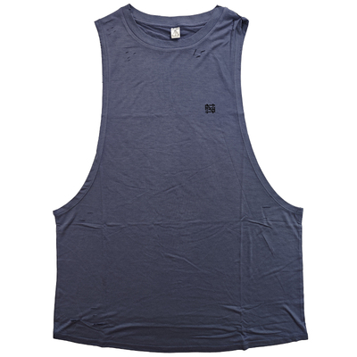 破洞战损版坎肩背心宽松侧漏显大