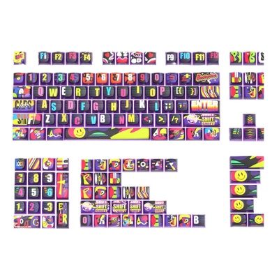 PIIFOXPBT五面热升华透明键帽