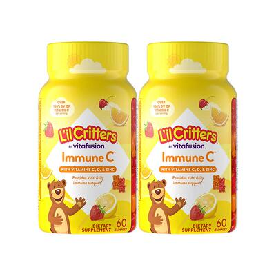 美国进口lilcritters补锌小熊糖