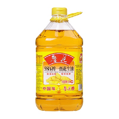 鲁花花生油物理压榨一级食用油