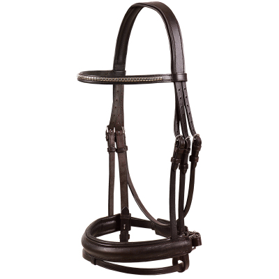 欧洲进口牛皮水勒马术装备