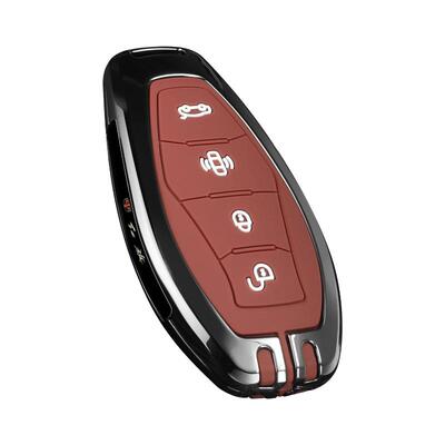 红旗H5钥匙套24/25/26款HS5 H6 HS3 HS7  EH7 H9专用车包金属壳扣