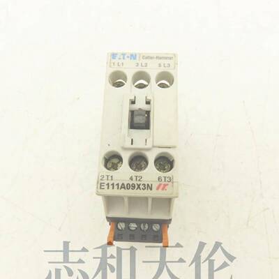 配件Eaton E111A09X3N Motor Starter Contactor 600V 9A 3 Pole