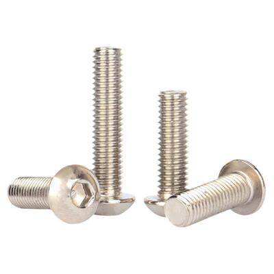 高强度10.9级镀镍半圆头内六角