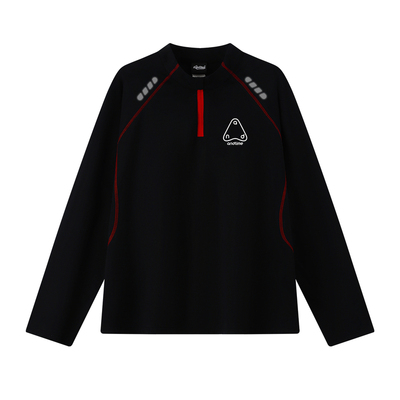 andtime运动立领半拉链长袖