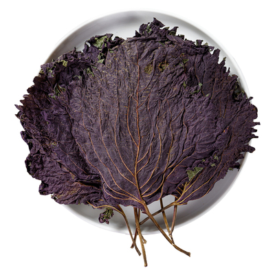 野生紫苏叶500g天然苏子叶干泡茶烧鱼虾蟹去腥香料泡茶中药材正品