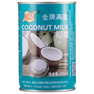 KOS金牌高达椰浆175ml Coconut Milk 泰式火锅咖喱甜品椰汁西米露