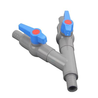 鱼池管道带开关分流器水管三通阀