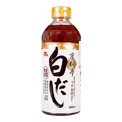 日本关东煮鲣鱼白酱油汁日式高汤白だし一引京料亭白酱汁鱼露汤汁