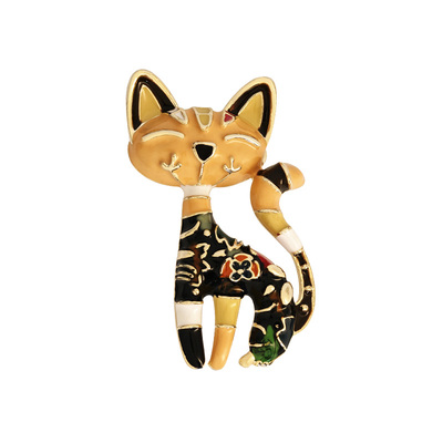 【油画猫咪】法式浪漫胸针配饰