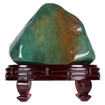 东陵玉摆件水晶石头天然原石客厅