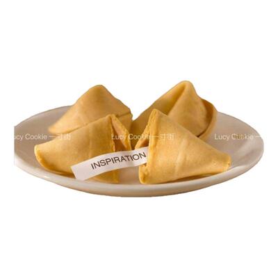 英文幸运饼干幸运签语饼干