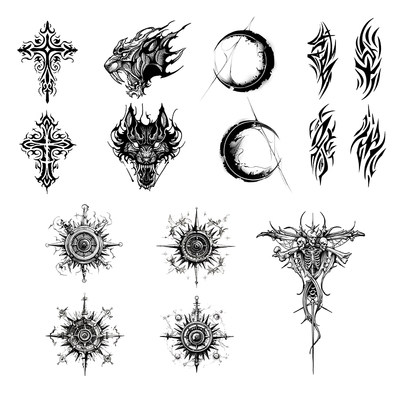 中国草本果汁纹身贴防水持久