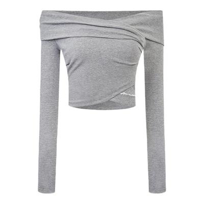 ANN ANDELMAN  秋冬新款女士交叉路肩长袖T恤衫银泰百货 301286