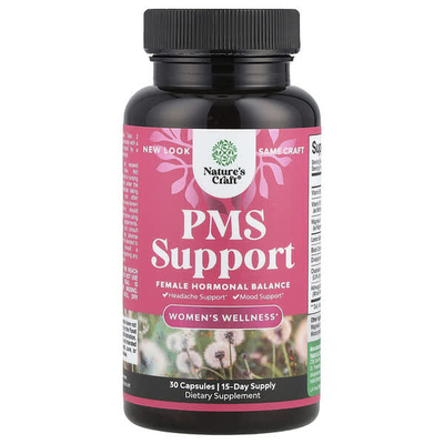 NaturesCraft女性健康PMS支持荷尔蒙平衡周期支持生理期缓解情绪