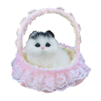 仿真会叫猫咪儿童毛绒玩具玩偶