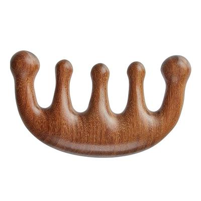 叶梳匠5A级金丝檀头部按摩梳