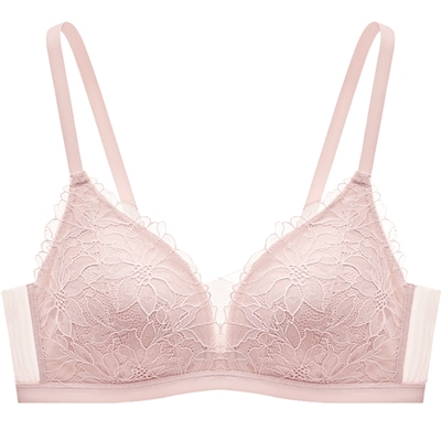 曼妮芬性感蕾丝芒果杯舒适无钢圈小胸聚拢女士内衣胸罩20400489