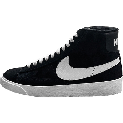 断码清仓Nike高帮黑白反毛皮板鞋