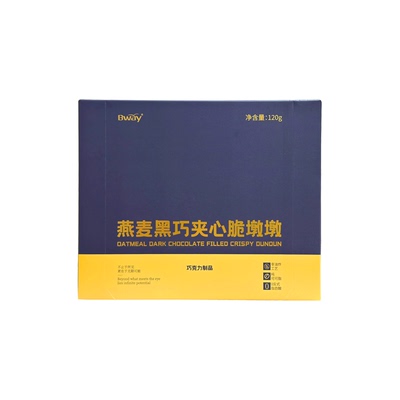 BWAY燕麦黑巧夹心脆墩墩
