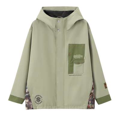 ONIARAI/鬼洗黑标春夏后印像派油画话花花世界宽松夹克男 A340013