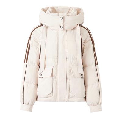 羽绒服短款女士宽松连帽