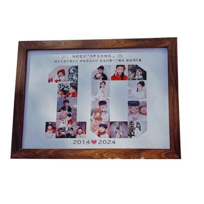 10岁伴手礼12岁生日定制数字照片