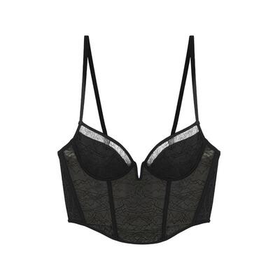 HERSENSES/何识蕾丝鱼骨文胸