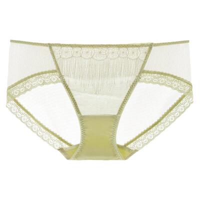 华歌尔性感刺绣中低腰三角裤