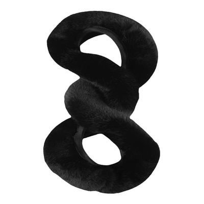 冬季毛绒方向盘套防滑保暖不掉毛