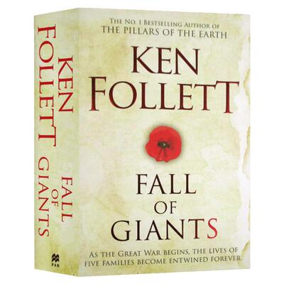 巨人的陨落 Fall of Giants 世纪三部曲1第一部 英版 Ken Follett 原版