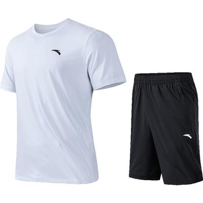 安踏男速干运动套装健身跑步