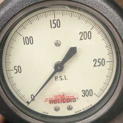 {议价}全新美国Helicoid压力表，0-300 PSI，品