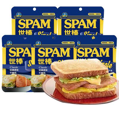 世棒午餐肉经典原味3袋单片装
