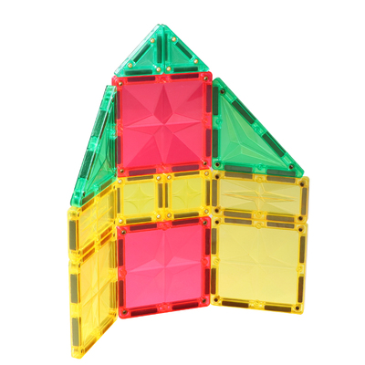 MNTL陪伴积木彩窗体磁力片体验装15片盒装儿童益智玩具今聚