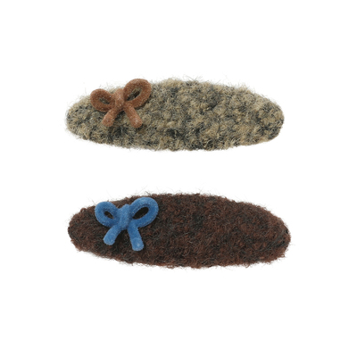 DODOGOGO秋冬蝴蝶结发夹韩系