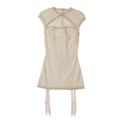 修身性感蕾丝吊袜带衬裙