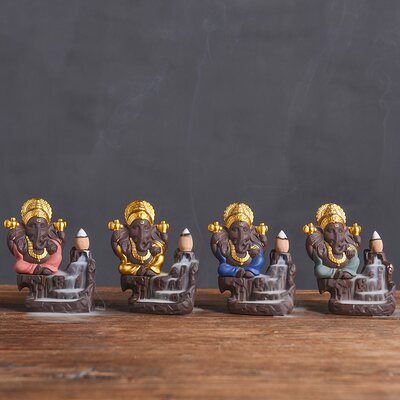 倒流紫砂香炉创意高山流水东南亚檀香尼萨熏香迦神跨境象